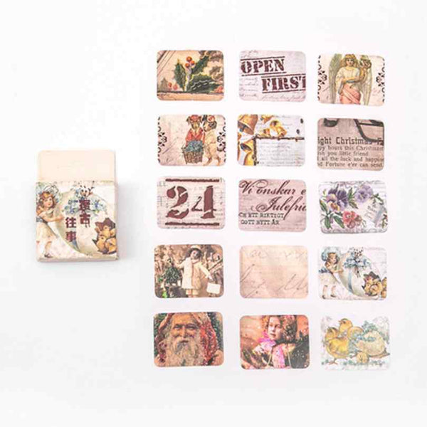 Cajitas de 45 Stickers "Retro's 90 y Angels” – Bitácoras Papelería
