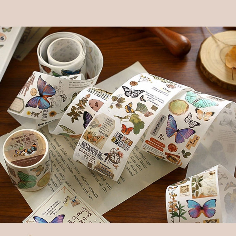 Sticker Rolls "Vintage Nature” – Bitácoras Papelería