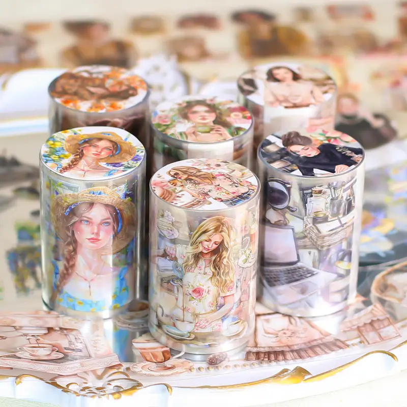 Colección de Sticker Roll "Flores y Fantasia" – Bitácoras Papelería